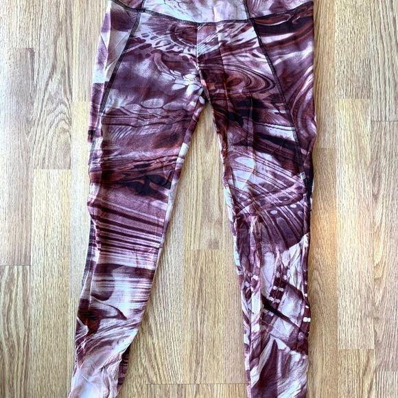 Mesh Yoga | Pants & Jumpsuits | Mesh Yoga Brown Swirl Pants Leggings ...